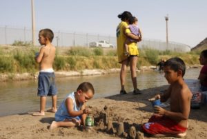 Surging numbers of children crossing the US Mexico border