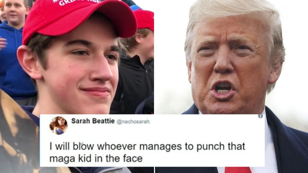 Petition for Trump to Punch Nicholas Sandmann in Face Surfaces on ...