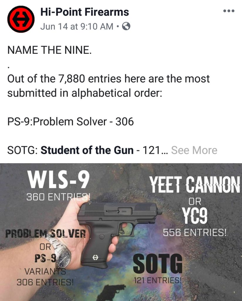 Gun Maker Asks Internet To Name New 9mm And The Winner Is Gun Maker Asks Internet To Name New 9mm And The Winner Is