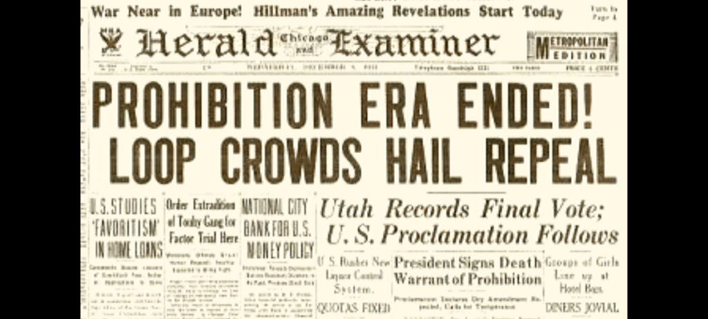 Raise a Glass to Freedom! Remembering the Tyranny of Prohibition